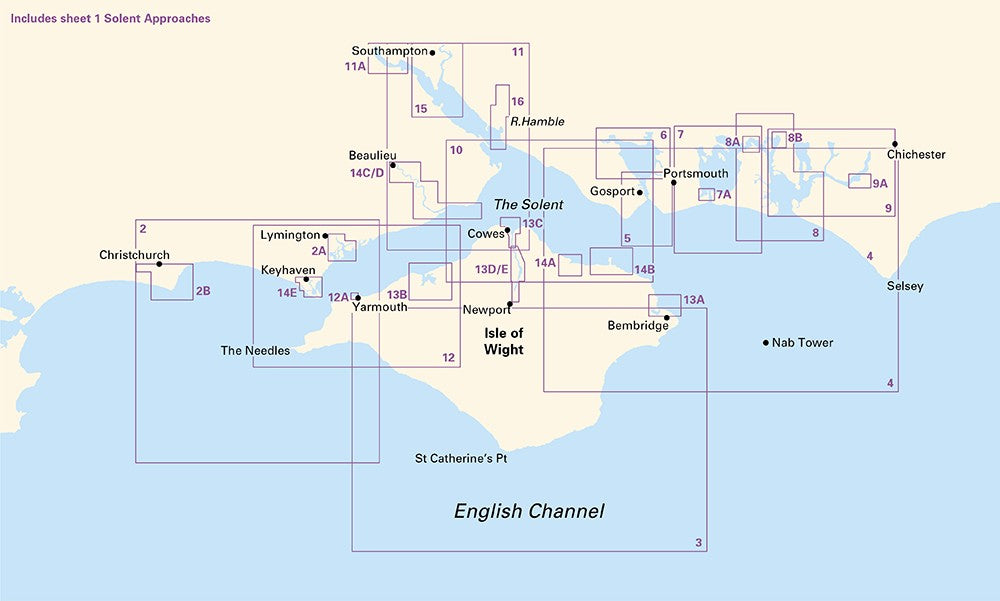 The Solent Chart Pack | Kildale Marine